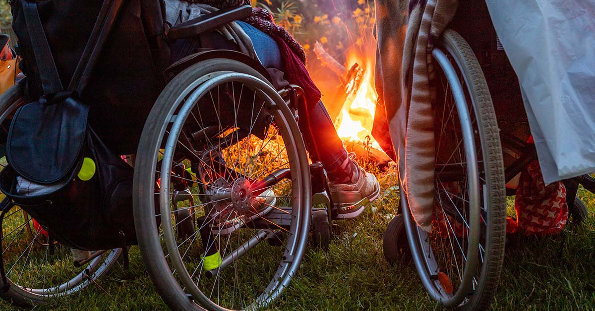 camping gear for wheelchair users and people with disabilities ...